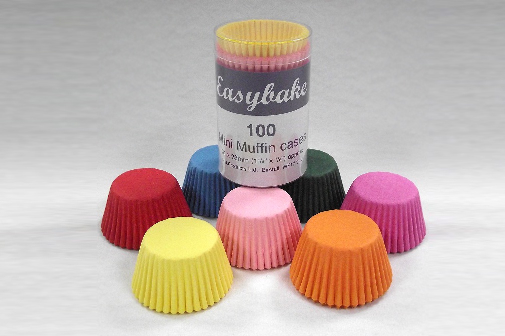 BRIGHTS MINI MUFFIN CASES - PACK OF 100 - Woodbridge Kitchen Company