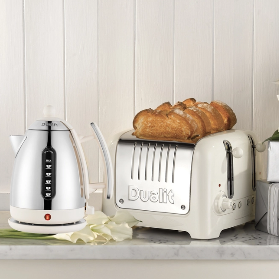 DUALIT LITE 4 SLICE TOASTER - CANVAS WHITE