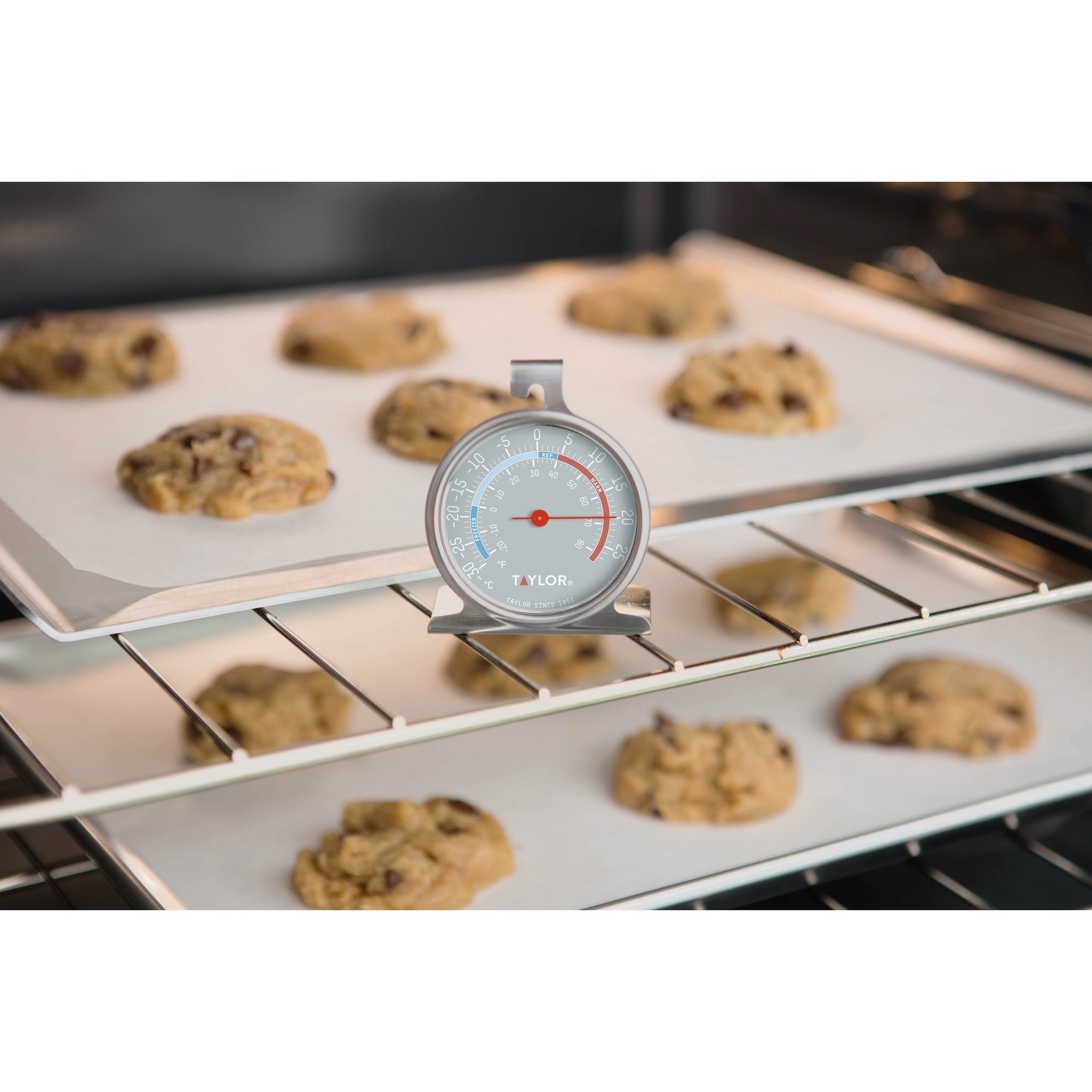 HANGING STAINLESS STEEL FRIDGE THERMOMETER - Woodbridge Kitchen Company