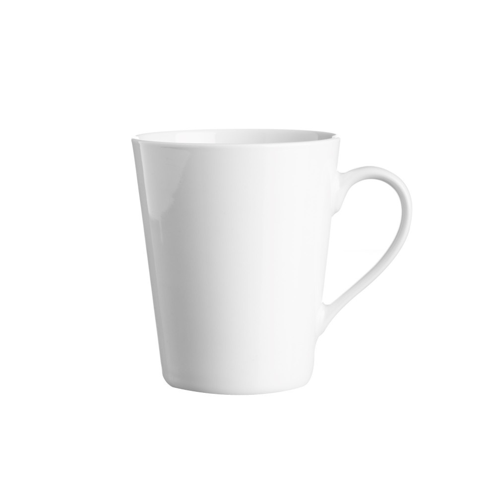SIMPLICITY WHITE CONICAL MUG - Woodbridge Kitchen Company