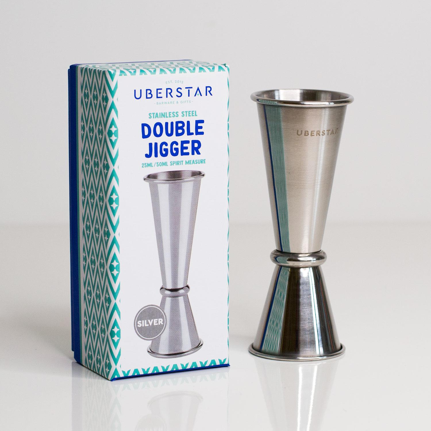 UBERSTAR DOUBLE JIGGER - SILVER - Woodbridge Kitchen Company