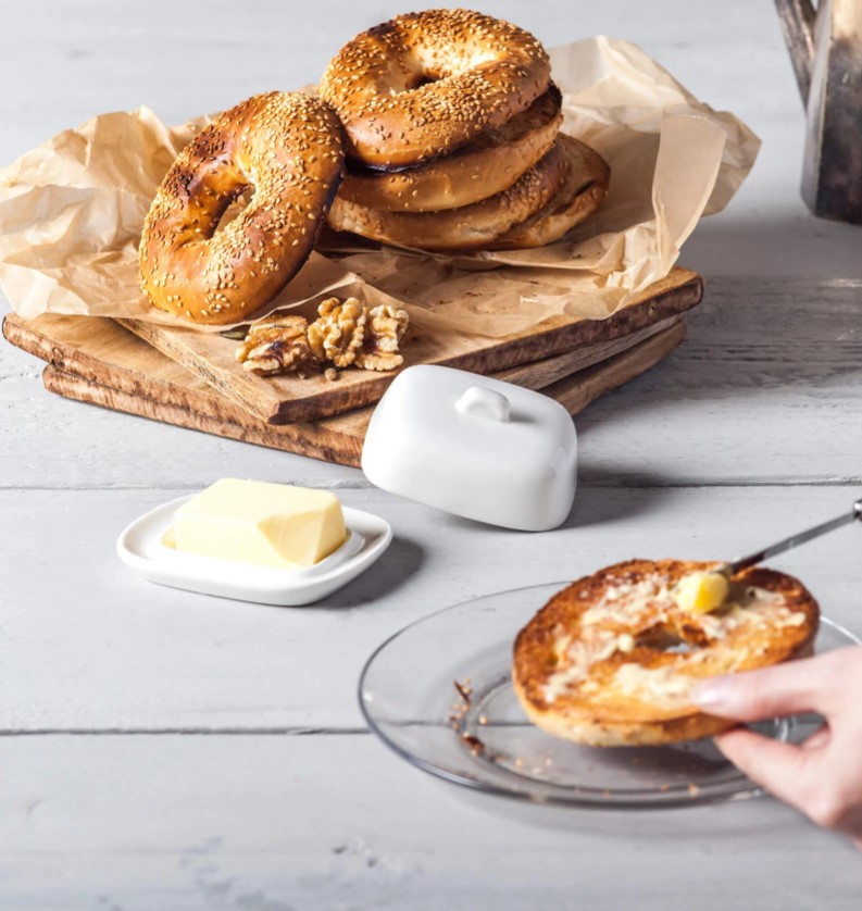 MINI BUTTER DISH - PORCELAIN - Woodbridge Kitchen Company