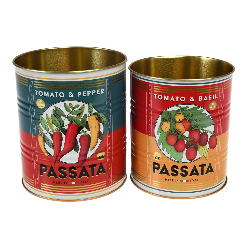 PASSATA STORAGE TINS - SET OF 2