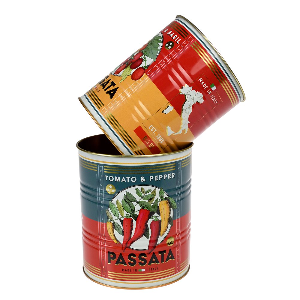 PASSATA STORAGE TINS - SET OF 2