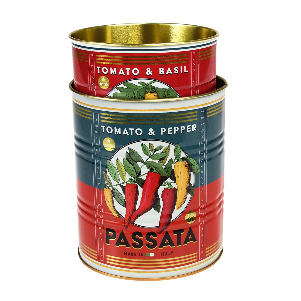PASSATA STORAGE TINS - SET OF 2