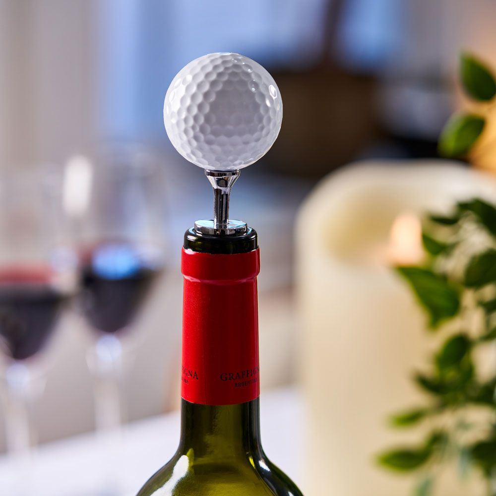 UBERSTAR GOLF BALL BOTTLE STOPPER