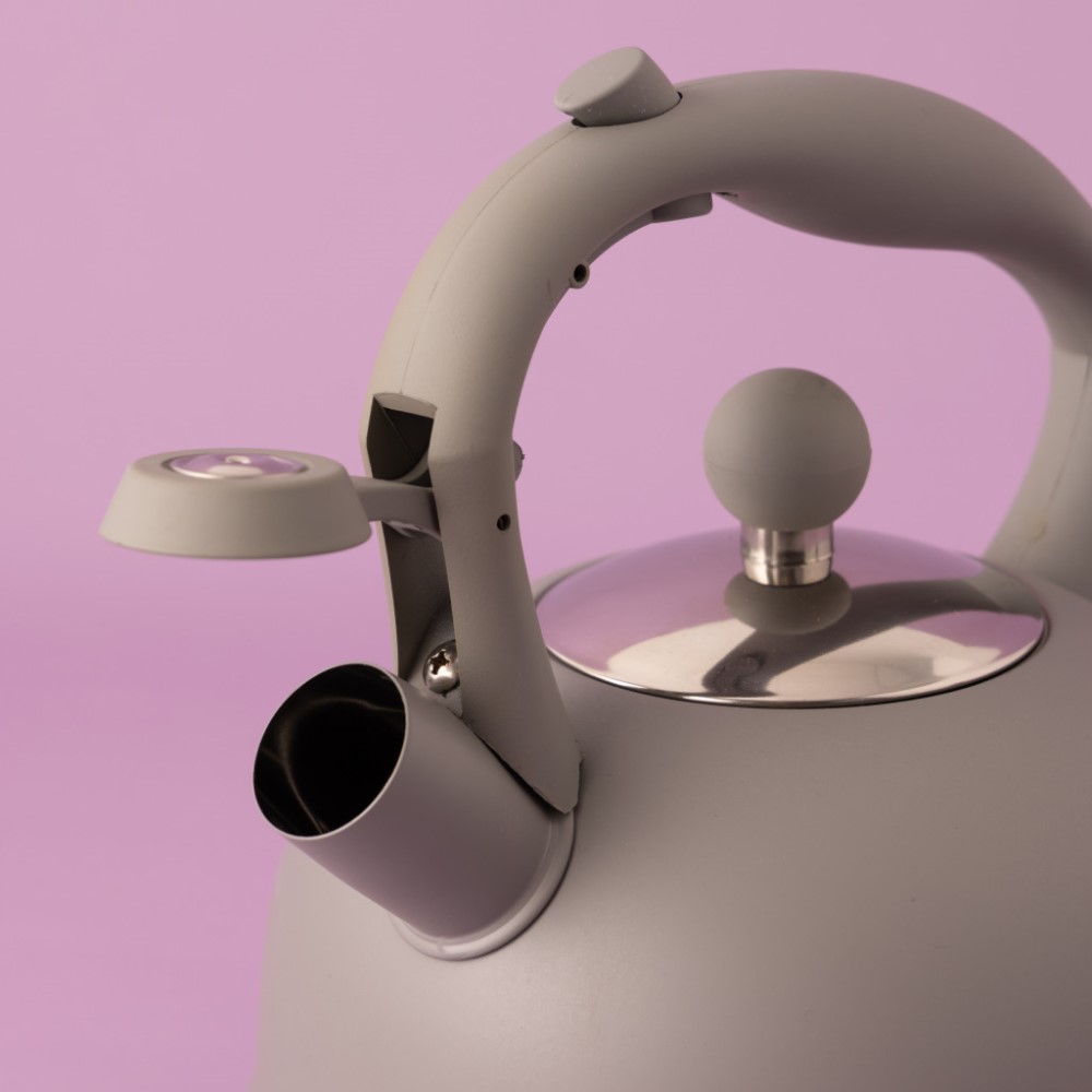 TYPHOON GREY STOVE TOP KETTLE - 1.8 LITRES - Woodbridge Kitchen Company