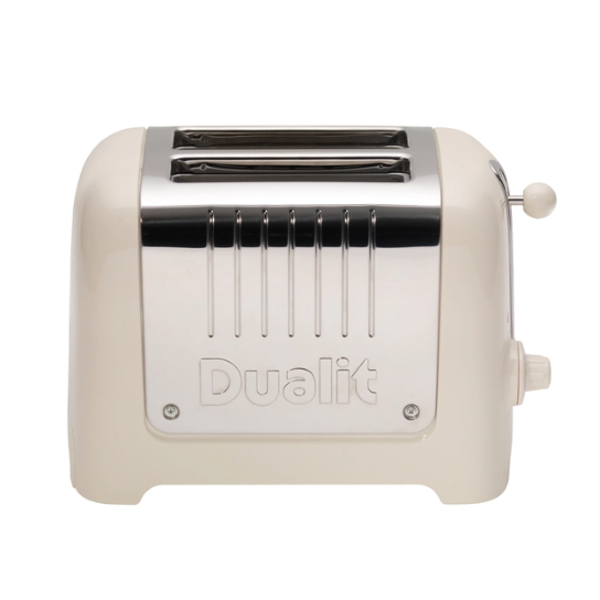 DUALIT LITE 2 SLICE TOASTER - CANVAS WHITE