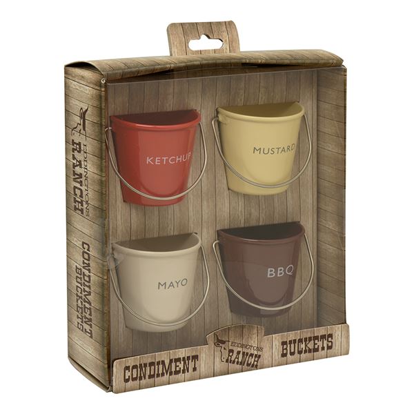 SET OF 4 CONDIMENT BUCKETS - Woodbridge Kitchen Company