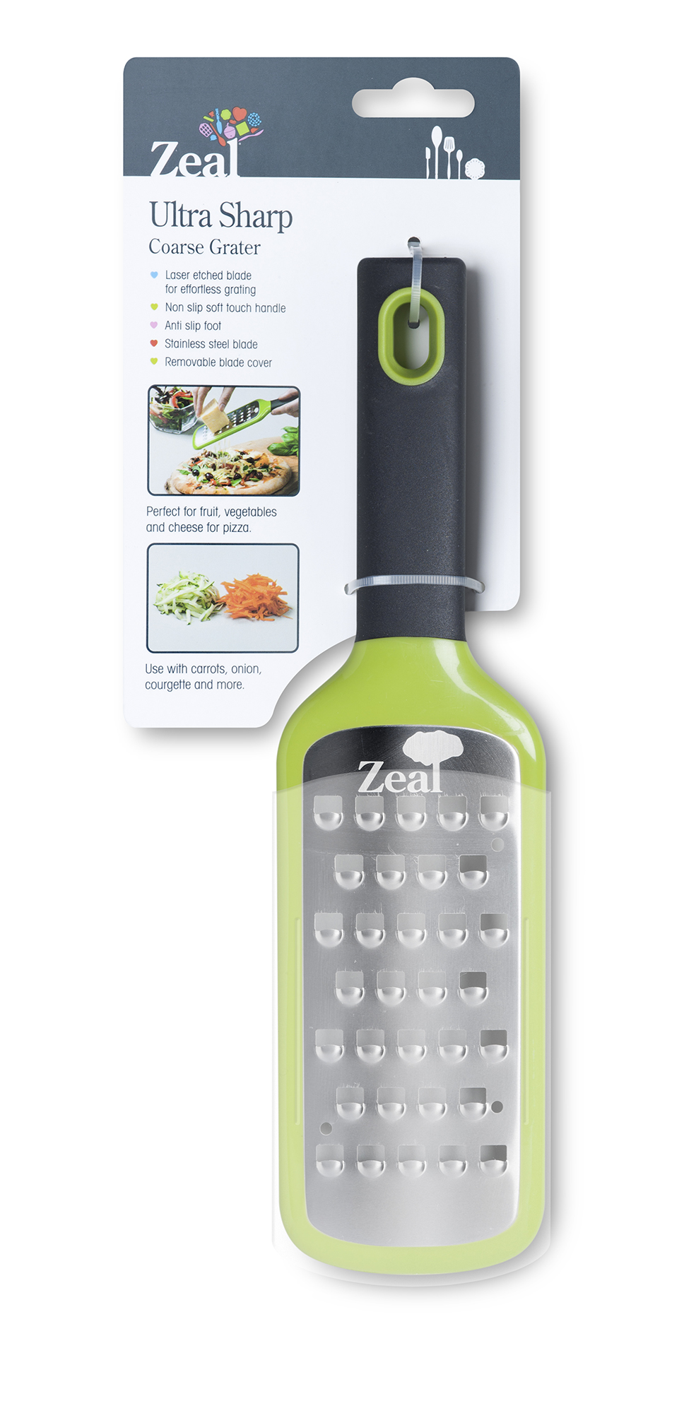 ZEAL ETCHED ULTRA SHARP GRATER - COARSE - Woodbridge Kitchen Company