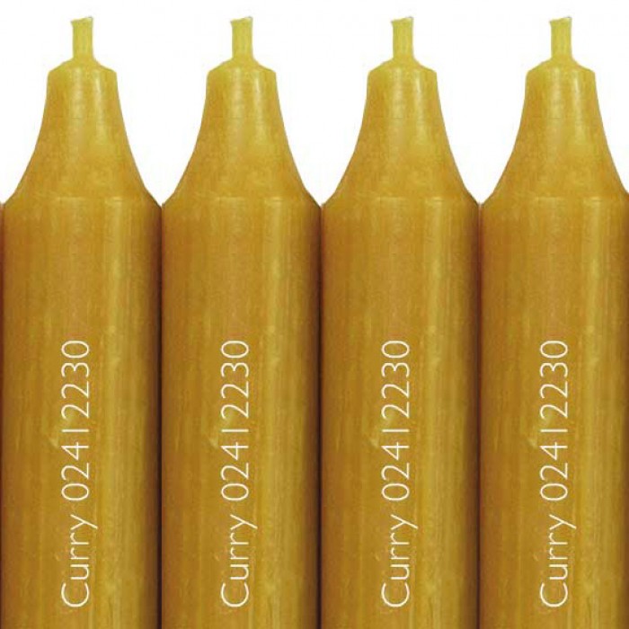 CIDEX NON-DRIP 29CM CANDLE - CURRY