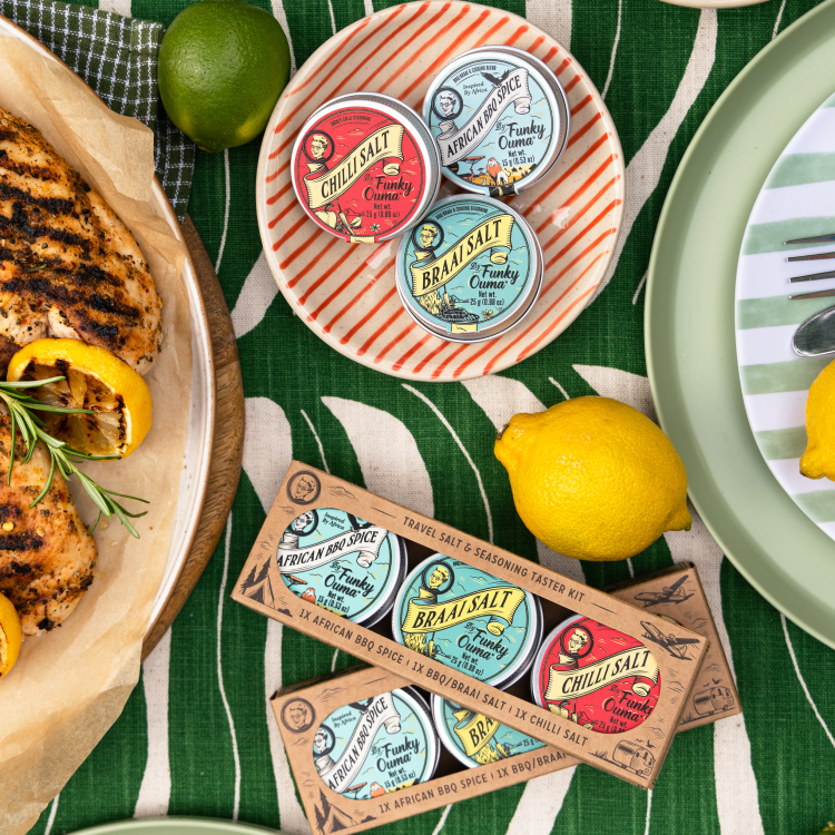 FUNKY OUMA TRAVEL TIN TRIO